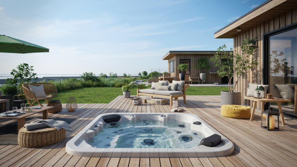 Installera Spabad & Montera Jacuzzi Inbyggd i Altan i Solna - Byggfirma